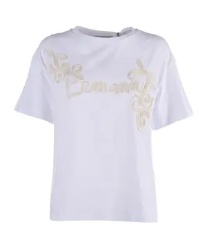 Ermanno Scervino Embroidered Logo T-shirt