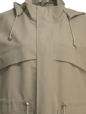 Auralee Hooded Drawstring Gilet