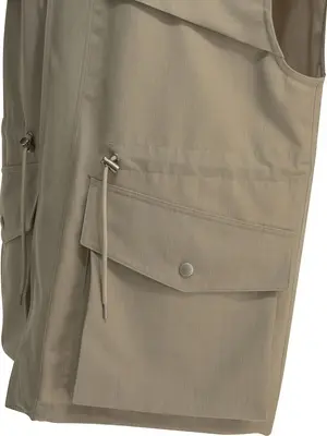Auralee Hooded Drawstring Gilet
