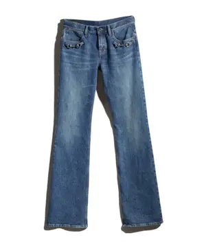 Gucci Classic Flared Leg Jeans - Blue