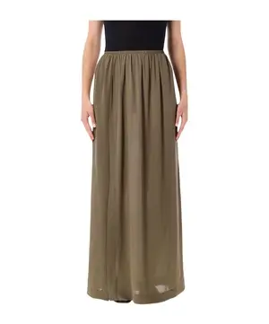THE FRANKIE SHOP Elastic Waist Midi Skirt