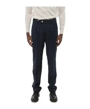 Brunello Cucinelli Pinstriped Tapered Trousers