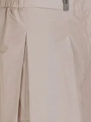 Peserico Pleated Wide-leg Pants - Nude