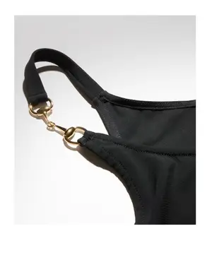 Gucci Horsebit Crêpe Jersey Top - Black