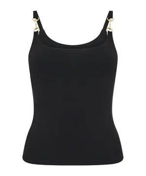 Gucci Horsebit Crêpe Jersey Top - Black