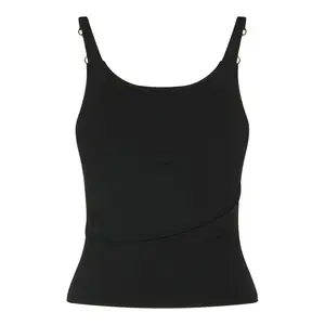 Gucci Horsebit Crêpe Jersey Top - Black