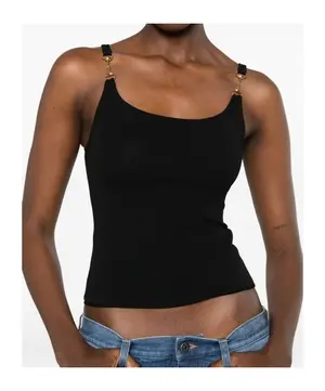 Gucci Horsebit Crêpe Jersey Top - Black
