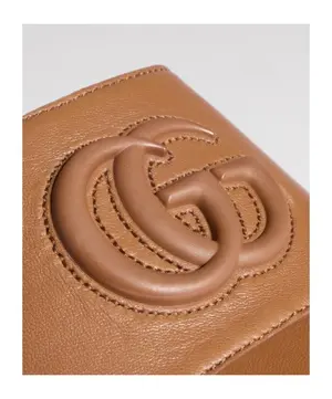 Gucci Double G Slide Sandals - Brown
