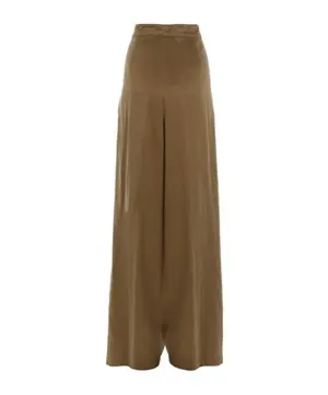 Dries Van Noten Wide Leg Pleated Trousers