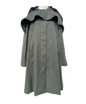 Dries Van Noten Long Sleeve Hooded Trench Coat