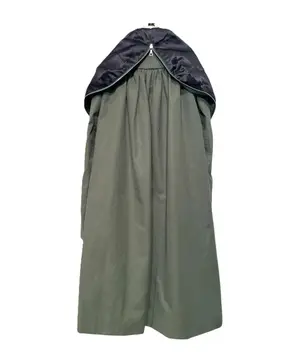 Dries Van Noten Long Sleeve Hooded Trench Coat