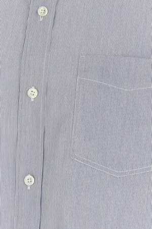 THE ROW Embroidered Poplin Pompeo Shirt - Gray