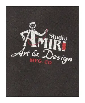 Amiri Studio Oversized Logo T-shirt