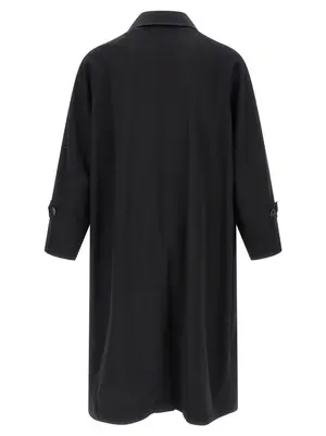 Auralee Wool Gabardine Trench Coat