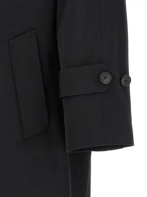 Auralee Wool Gabardine Trench Coat