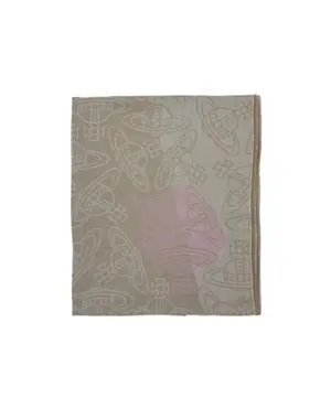 VIVIENNE WESTWOOD Orb-pattern Scarf - Gray