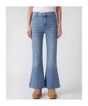 7 For All Mankind Cropped Flare Jeans