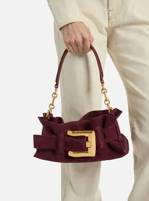 Balmain Anthem Mini Shoulder Bag - Red