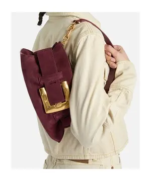Balmain Anthem Mini Shoulder Bag - Red