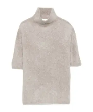 Soft Goat High Neck Knitwear For Women