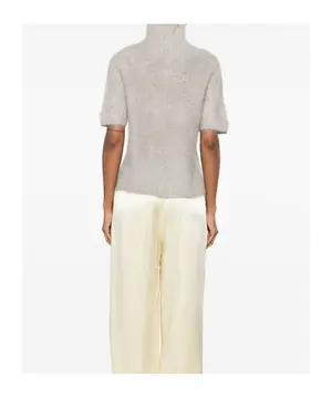 Soft Goat Cashmere Turtleneck Sweater - Nude