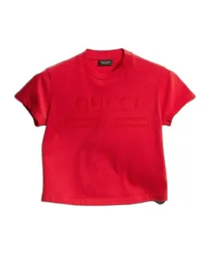 Gucci Cotton Jersey T-shirt With Print - Red