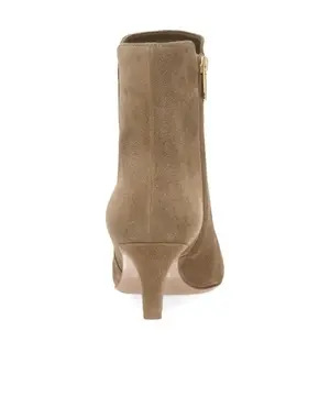GIANVITO ROSSI Pointed Toe Ankle Boots With Side Zipper