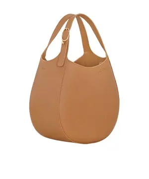 Longchamp Leather Hobo Shoulder Bag