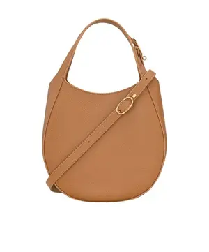 Longchamp Leather Hobo Shoulder Bag