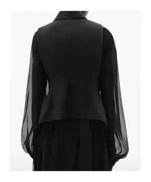 ANN DEMEULEMEESTER Lune Sleeveless Waistcoat