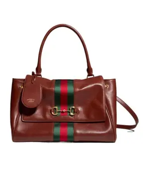 Gucci Gucci Medium Top Handle Bag Maroon