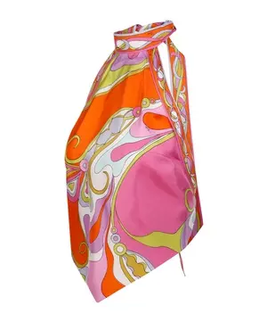 Emilio Pucci Printed Halterneck Top