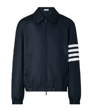 Thom Browne Shiny Ripstop 4-bar Track Jacket