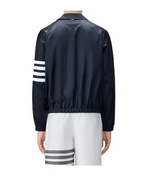 Thom Browne Shiny Ripstop 4-bar Track Jacket