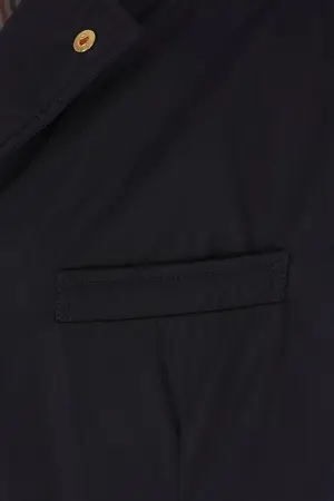 Thom Browne Striped Leather Bomber Jacket