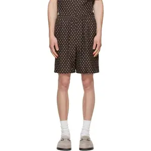 FERRAGAMO Geometric Print Bermuda Shorts