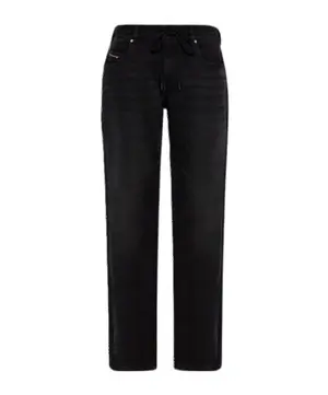 DIESEL® Straight Leg Jeans With Drawstring Waist