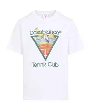 Casablanca Tennis Club Graphic-print T-shirt