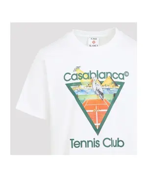 Casablanca Tennis Club Graphic-print T-shirt
