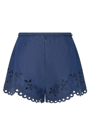 Zimmermann Mahon Embroidered Shorts - No