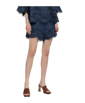 Zimmermann Mahon Embroidered Shorts - No