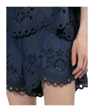 Zimmermann Mahon Embroidered Shorts - No