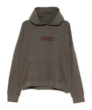 SONG FOR THE MUTE Embroidered Logo Hoodie - No