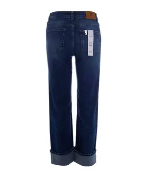 Liu Jo Turn-up Hem Distressed Jeans
