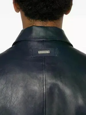 Iceberg Zip-up Leather Jacket
