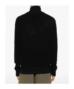 SONG FOR THE MUTE Flower Zip Up Funnel Cardigan
