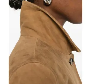Ba&sh Suede Patchwork Casual Jacket