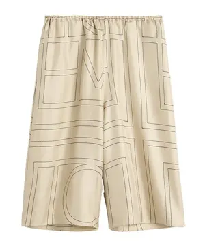 TOTEME Monogram Pj Culottes - Ivory