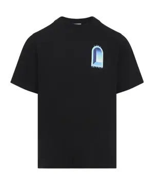 Casablanca Gradient Arch Print T-shirt - Black