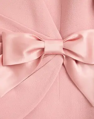 Valentino Garavani Bow Detailed Ruched Jacket